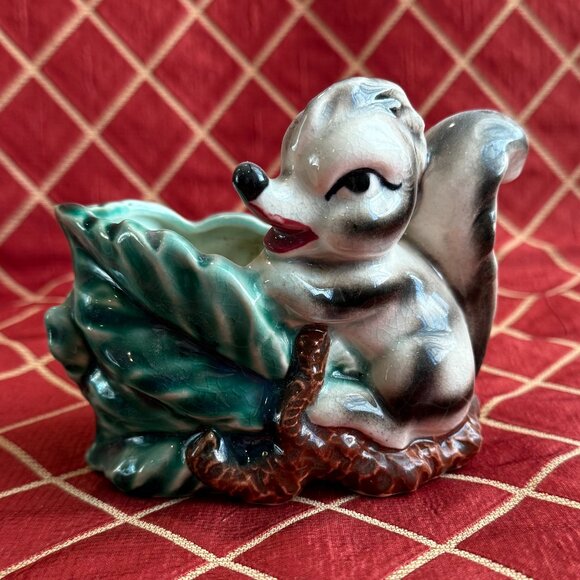 Accents | Vintage Small Squirrel Planter | Poshmark